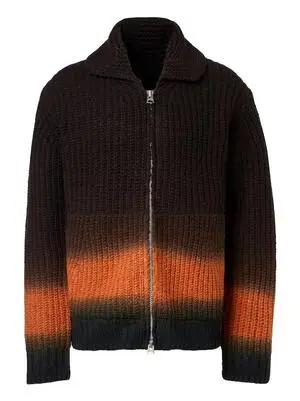 Sacai Wool Cardigan - Brown