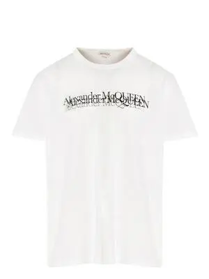 ALEXANDER MCQUEEN Logo Print T-shirt
