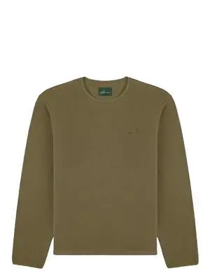 Aimé Leon Dore Golf Longsleeve Fleece Tee Shirt - Winter Moss