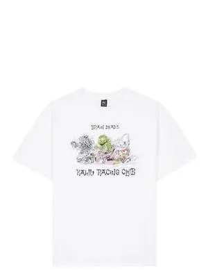 BRAIN DEAD X Godzilla Kaiju Racing Team T-shirt - White