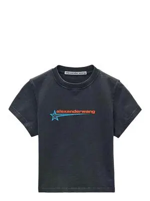 Alexander Wang Shrunken T-shirt - Black