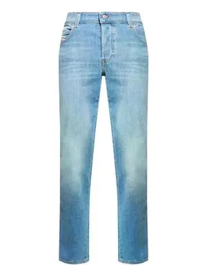 DIESEL 1993 D-vyl Logo-patch Jeans - Blue