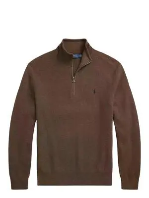 Polo Ralph Lauren Quarter-zip Pullover Sweater - Brown