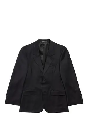 Balenciaga Tailored Wool Jacket - Black