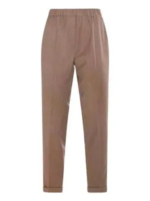 Antonelli Firenze Elastic-waist Trousers - Neutrals