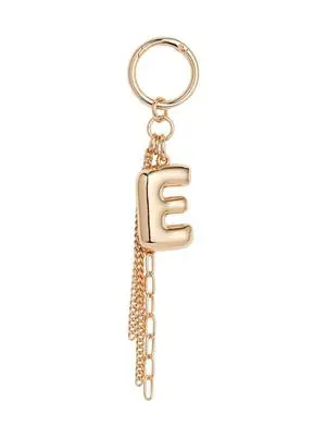 Chelsea28 Bubble Letter Bag Charm E- Gold