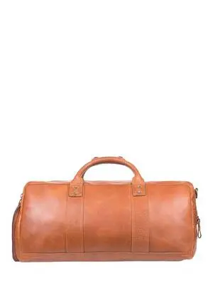 Will Leather Goods Atticus Leather Duffle Bag Tan