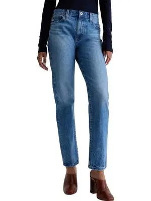Ag The Boyfriend Mid-rise Straight Leg Jeans - Candid