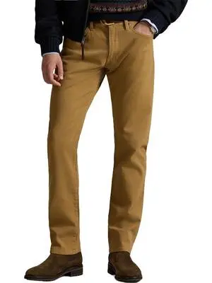 Ralph Lauren Sullivan Slim Fit Cotton Stretch Twill 5-pocket Pants - Rustic Tan