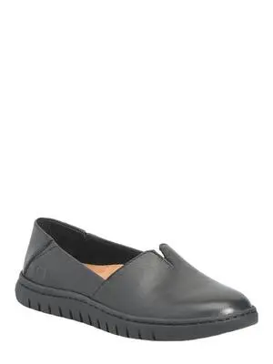 BØRN Leather Flat Black Leather