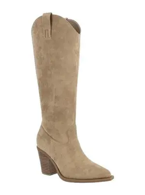 Mia Western Boot Beige