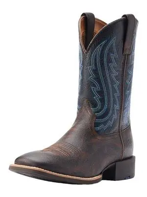 Ariat Sport Big Country Wide Square Toe Cowboy Boot - Tortuga Print/black