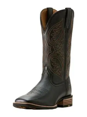 Ariat Square Toe Cowboy Boots - Black Carbon
