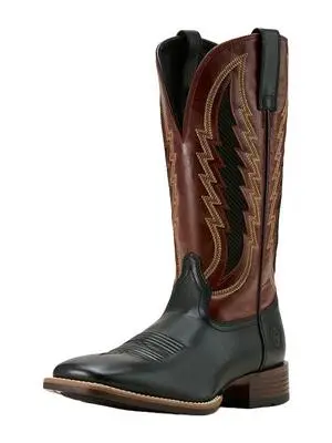 Ariat Dakota Venttek Western Boot - Supple Black/cinnamon