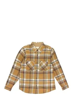 Aimé Leon Dore Plaid Cotton Button-down Shirt - Brown