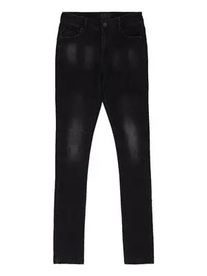 RtA Faded Distressed Skinny Jeans - Black