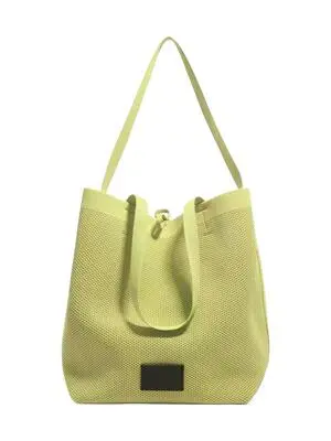 Bimba Y Lola Knit-mesh Tote Bag - Green