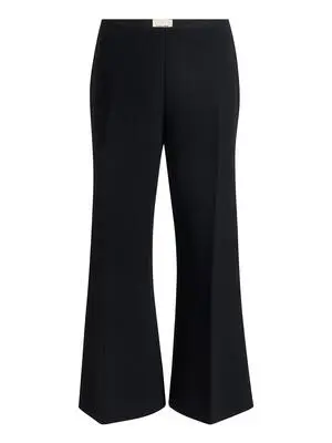Khaite Walter Pant In Crepe - Black