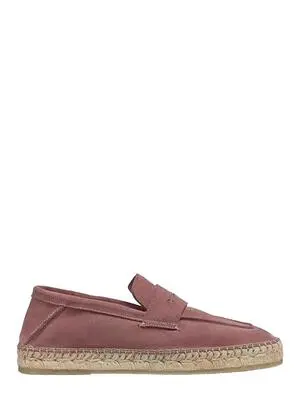 Zegna Valencia Raffia Sole Espadrilles - Pink