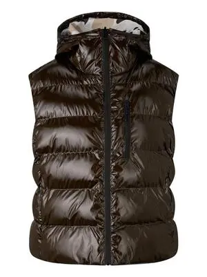 Bogner Reversible Quilted Vest - Chocolate