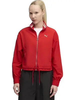 PUMA Premium Essentials Short Jacket Red