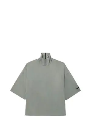 Fear Of God High-neck Short-sleeve T-shirt - Grey
