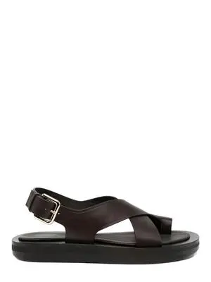 CO COLLECTION Leather Platform Sandals