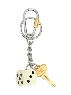 Bimba Y Lola Dice-shaped Keyring - Grey