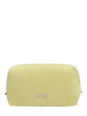 Bimba Y Lola Large Zipped Make-up Bag - Yellow