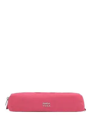 Bimba Y Lola Logo-plaque Make-up Bag - Pink