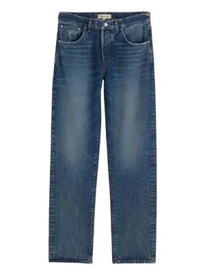 Madewell The Dean Easy Straight Jean - Greendale Wash