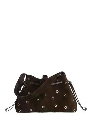 Madewell Drawstring Shoulder Bag - Dark Carob