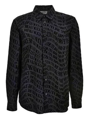 Versace Logo-print Shirt - Black