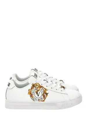 Versace Barocco Print-detail Sneakers - White