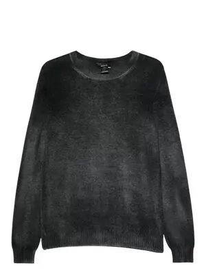 Avant Toi Crew-neck Brushed Sweater - Black