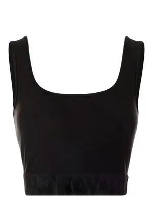 Just Cavalli Scoop-neck Top - Black