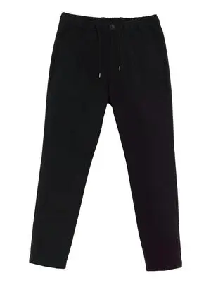 Herno Drawstring Cotton Trousers - Black