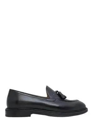 HENDERSON BARACCO Tassel Leather Loafers - Black