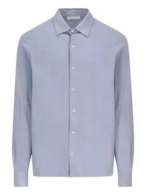 CRUCIANI Button-cuff Shirt - Blue