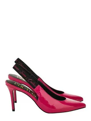 Versace Slingback Pointed-toe Pumps - Pink