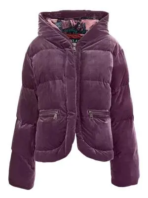 Versace Puffer Jacket - Purple