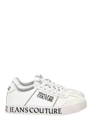 Versace Logo-detail Trainers - White