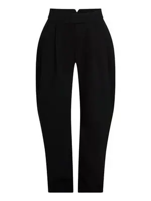 Karl Lagerfeld Wide-leg High-waisted Trousers - Black