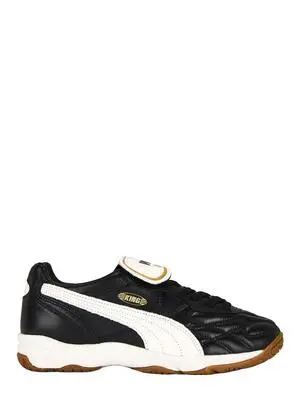 PUMA King Indoor Sneaker Puma Black & Warm White