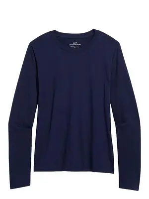 Vineyard Vines Long Sleeve Crewneck Tee - Nautical Navy