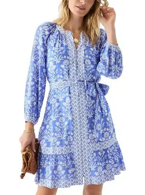 Vineyard Vines Long Sleeve Belted Dress - Floral