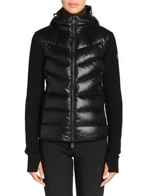 Moncler Zip-up Cardigan Jacket - Black