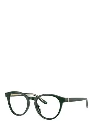Giorgio Armani Ar7266u Eyeglasses Round Frame - Vert