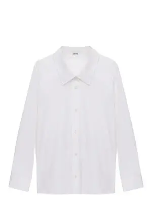 Loewe Cotton Cufflink-detail Shirt - White