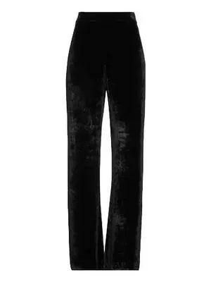JIL SANDER Flared Velvet Pants Black